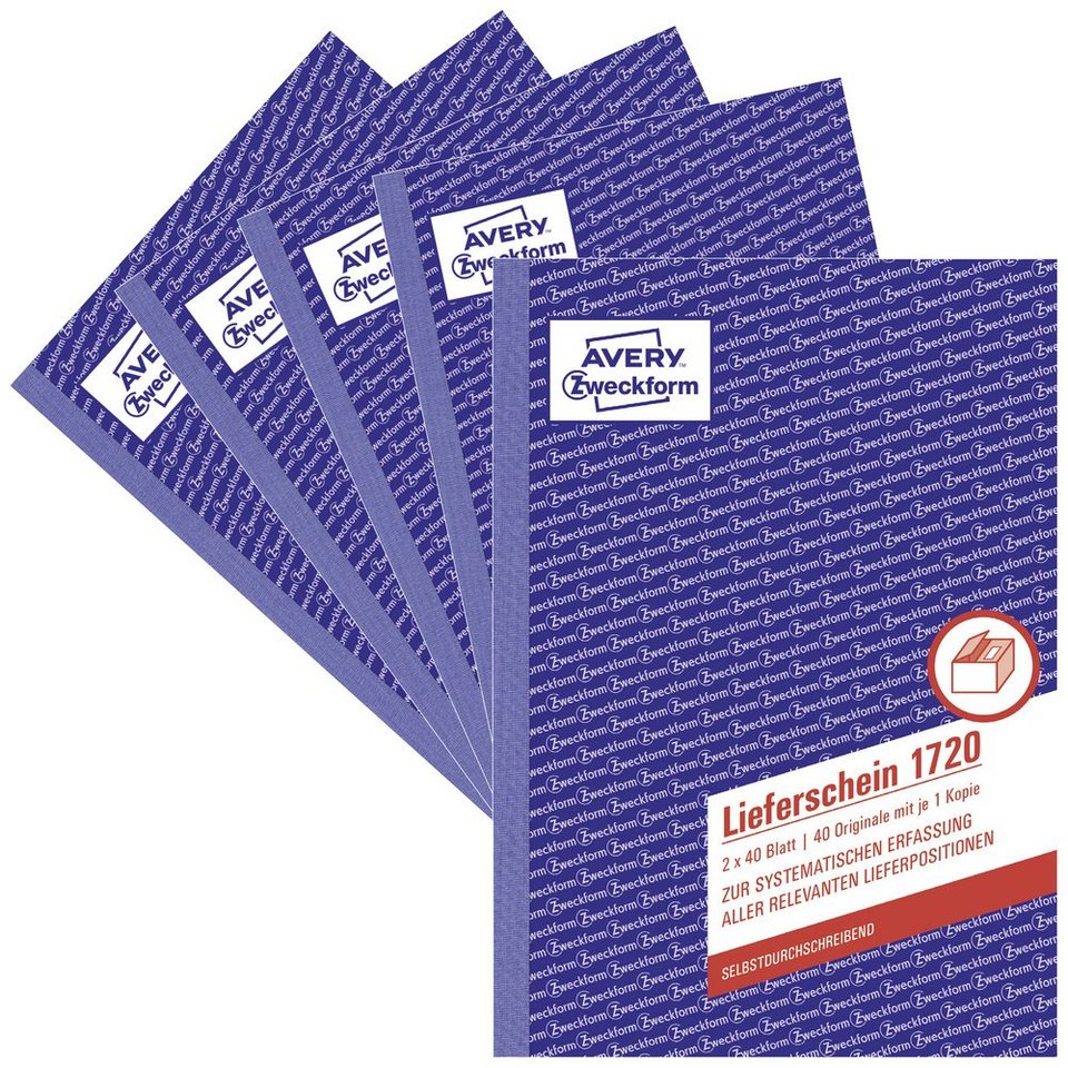 Avery Zweckform Formularblock Avery-Zweckform Lieferschein Formular ... Avery Zweckform Formularblock Avery-Zweckform Lieferschein Formular ...