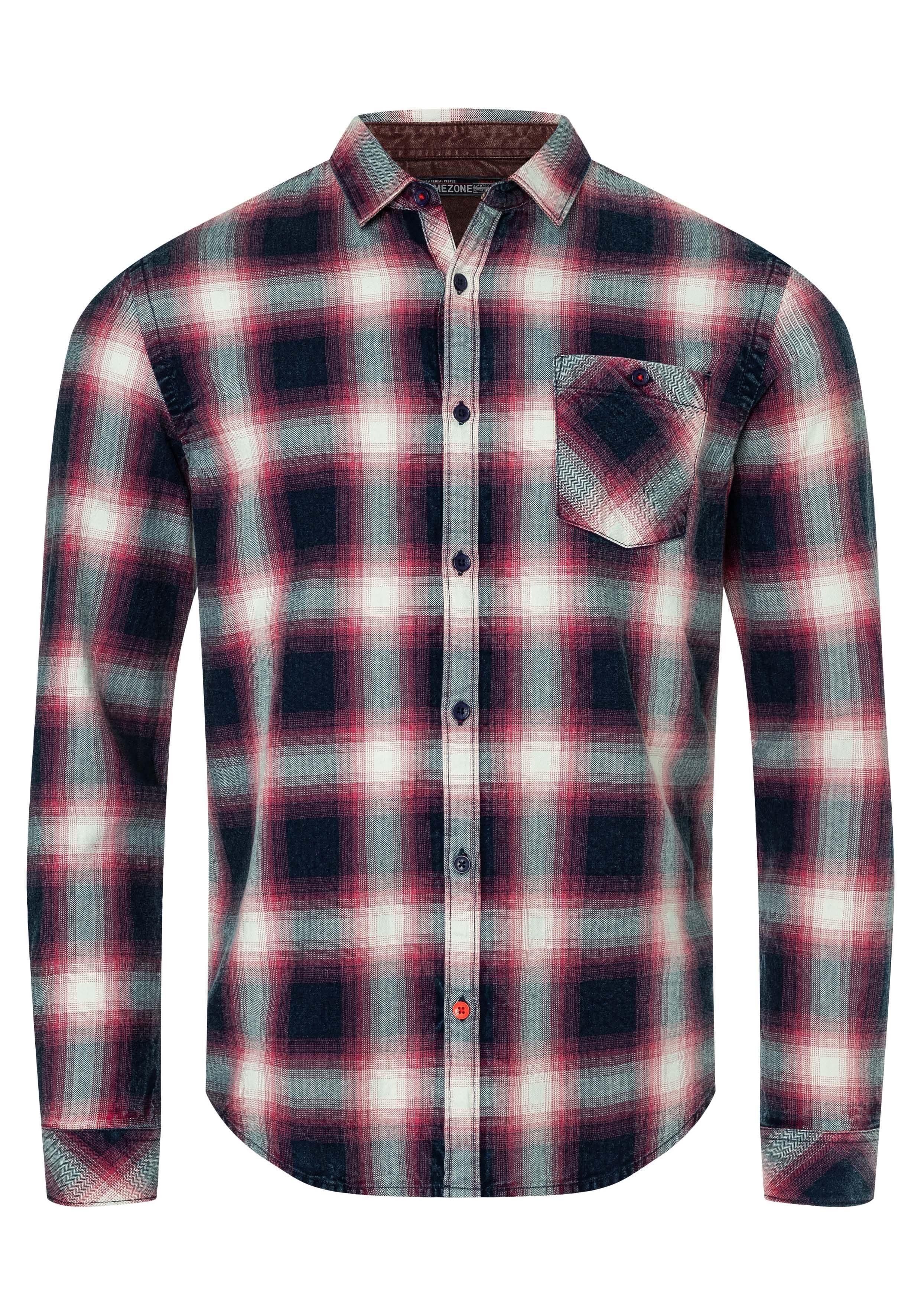 TIMEZONE Karohemd Effect Weave Check Shirt
