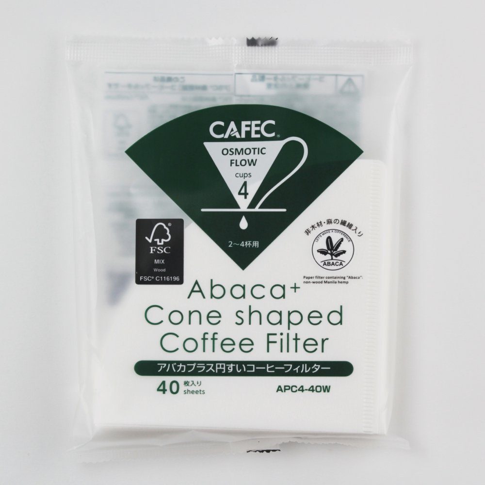 Cafec Ersatzfilter Abaca+ Cup 4 - Made in Japan