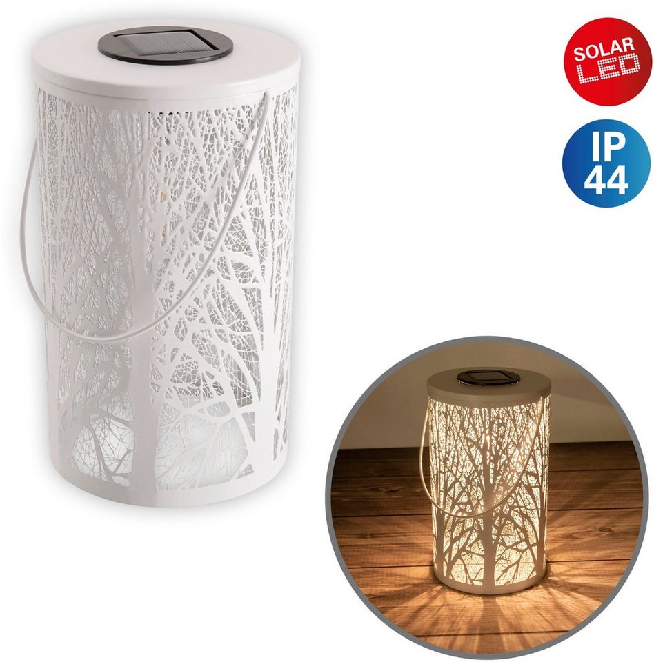 Näve Led Solarleuchte Wald Led Fest Integriert Warmweiß Rund D 12cm