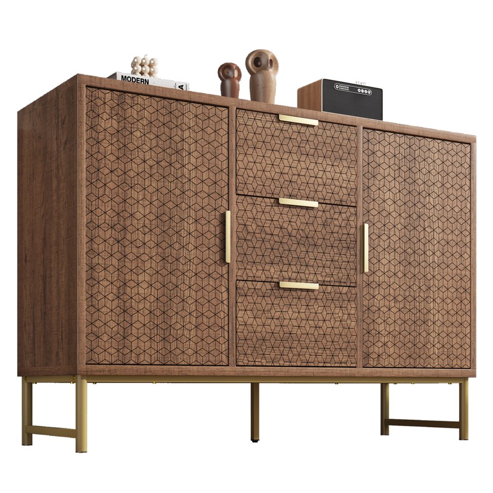 Redom Sideboard Mit Höhenverstellbaren Metallfüßen Kommode