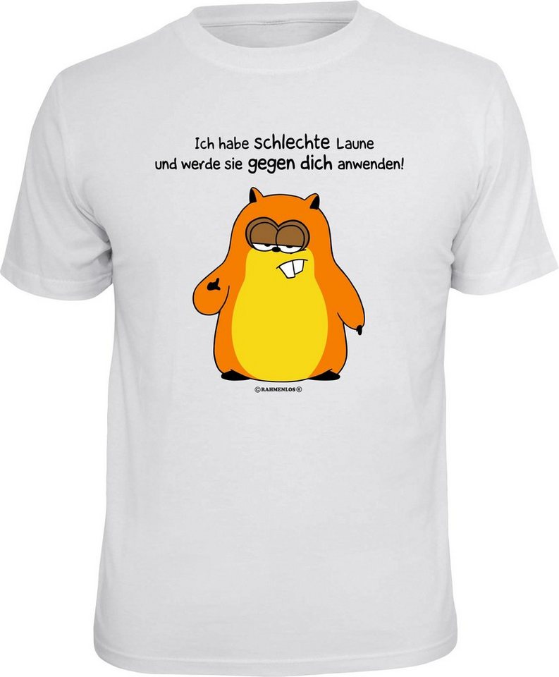 Rahmenlos T-Shirt »Ich habe schlechte Laune« | OTTO Rahmenlos T-Shirt »Ich habe schlechte Laune« | OTTO