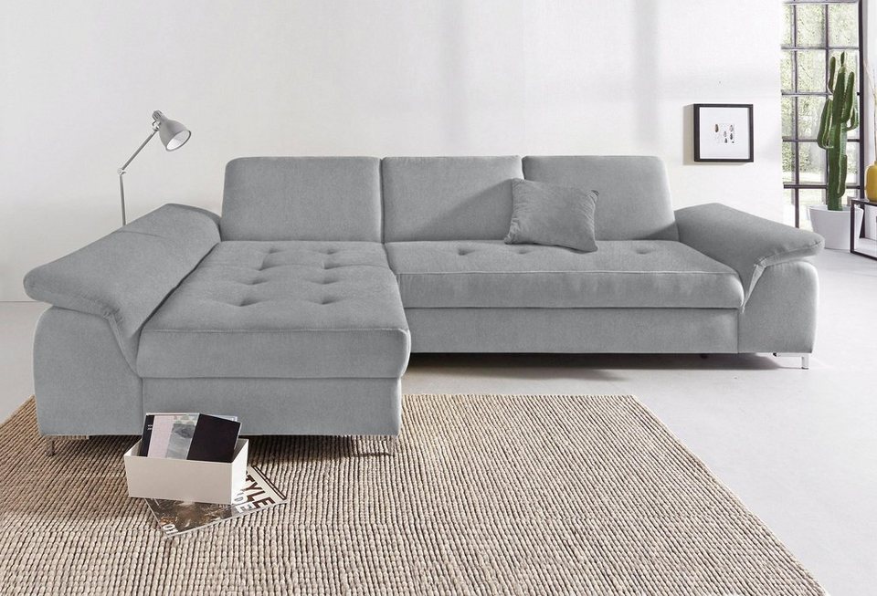 Domo Collection Ecksofa Wahlweise Mit Bettfunktion Und