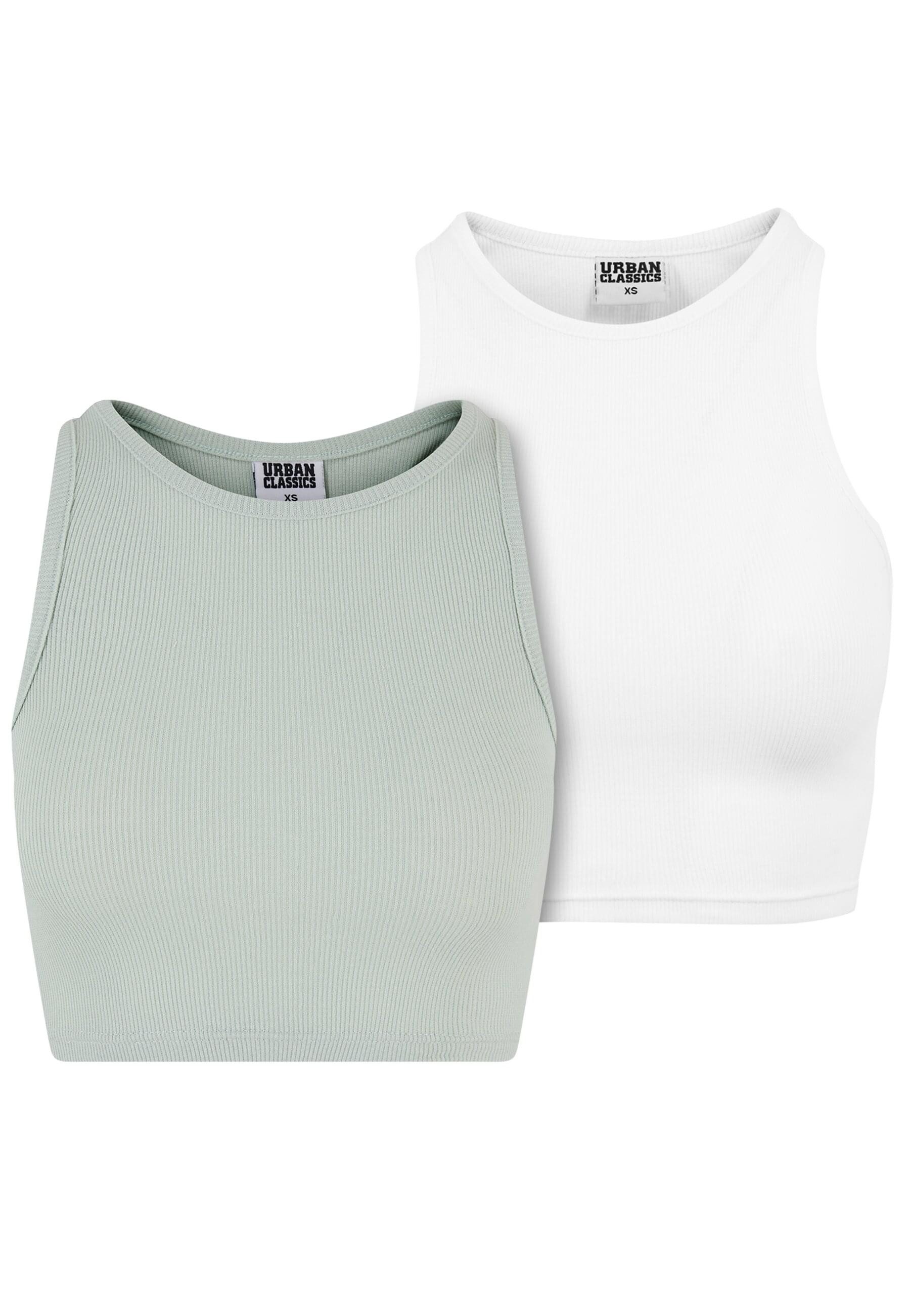 Urban Classics Muskelshirt Urban Classics Damen Ladies Cropped Rib Top