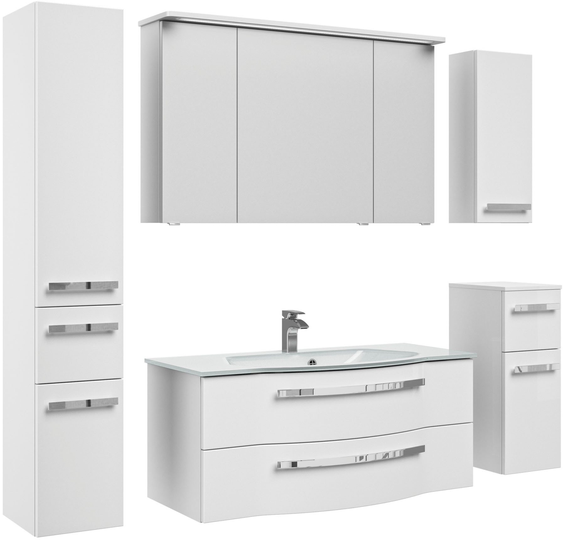 Saphir Badmöbel Set Serie 4005 Set 6 St