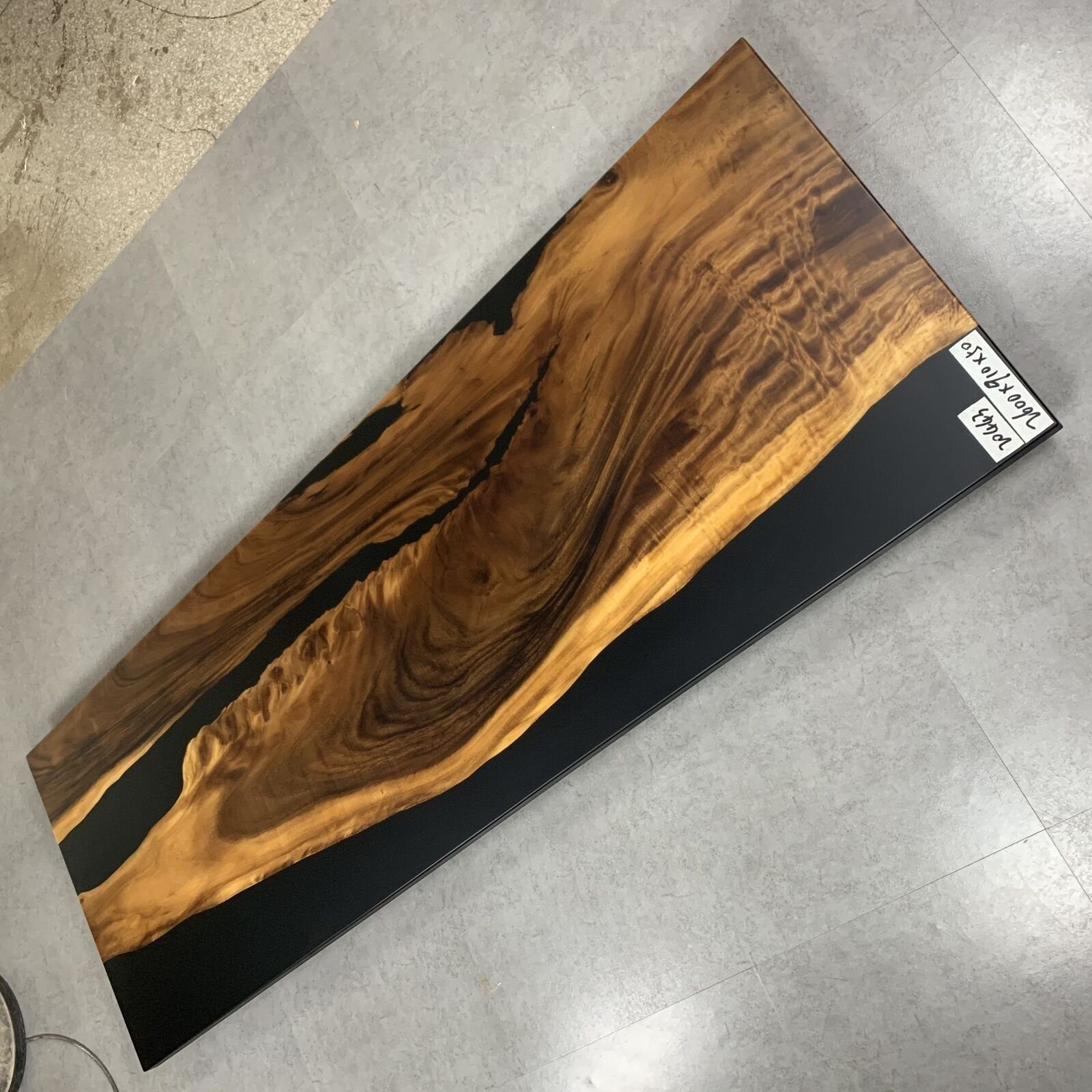 JVmoebel Esstisch, Epoxid harz esstisch echtes holz massive möbel ...