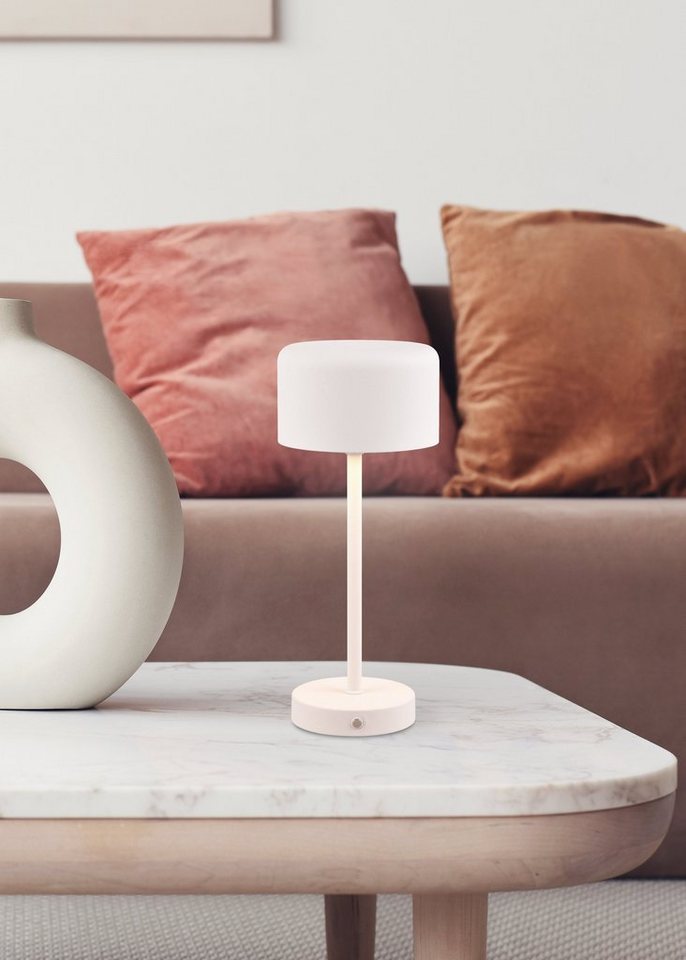 Leonique Led Tischleuchte Kadira Dimmfunktion Usb Ladefunktion Led