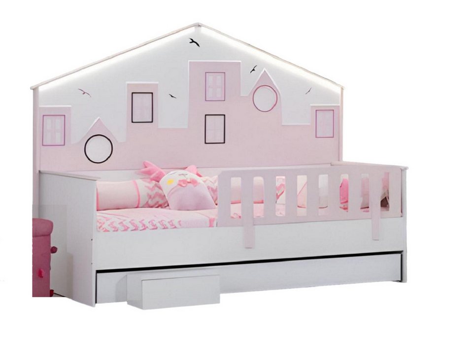 Jvmoebel Kinderbett Mehrfarbig Kinderbett Holzbett Funktionsbett