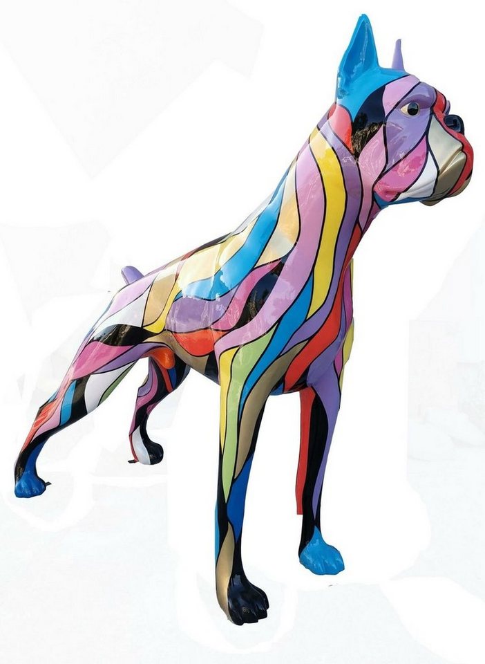 Jvmoebel Dekoobjekt Hund Figur Statue Design Skulptur 173cm Garten