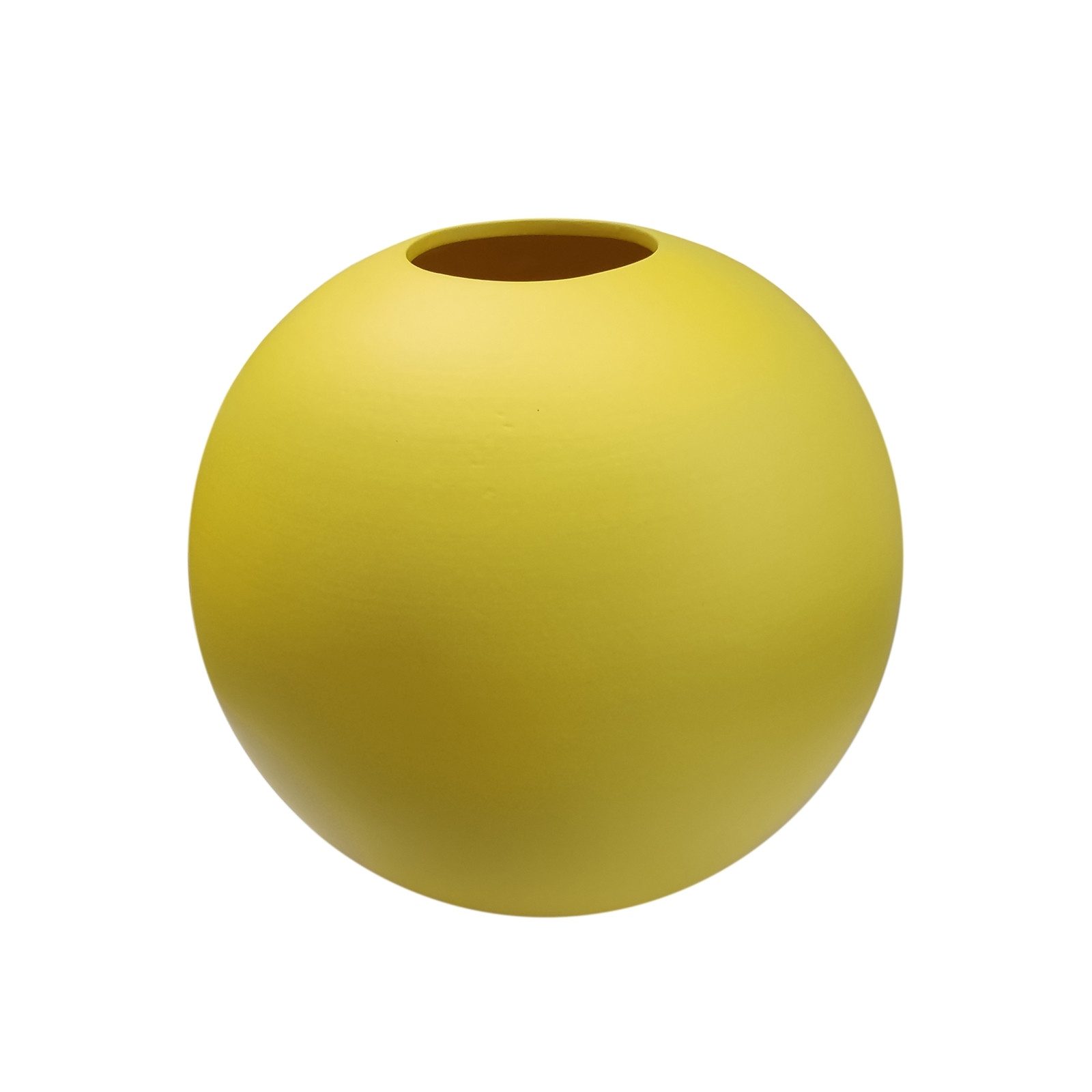 Hti Living Kugelvase Kugelvase Ø 25 Cm Gelb Stück 1 St 1 Vase
