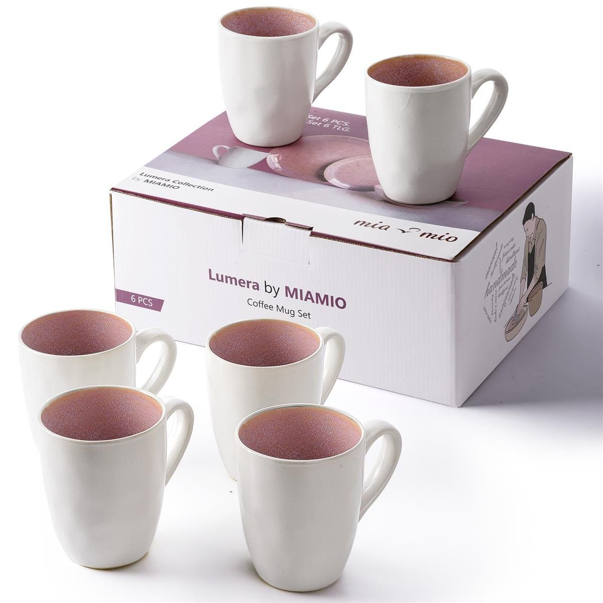 MiaMio Tasse Kaffeetassen Set Lumera Kollektion