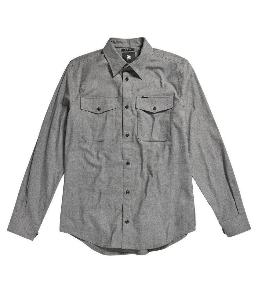 G Star Raw Langarmhemd Herren Hemd Marine Slim Langarm 1 Tlg