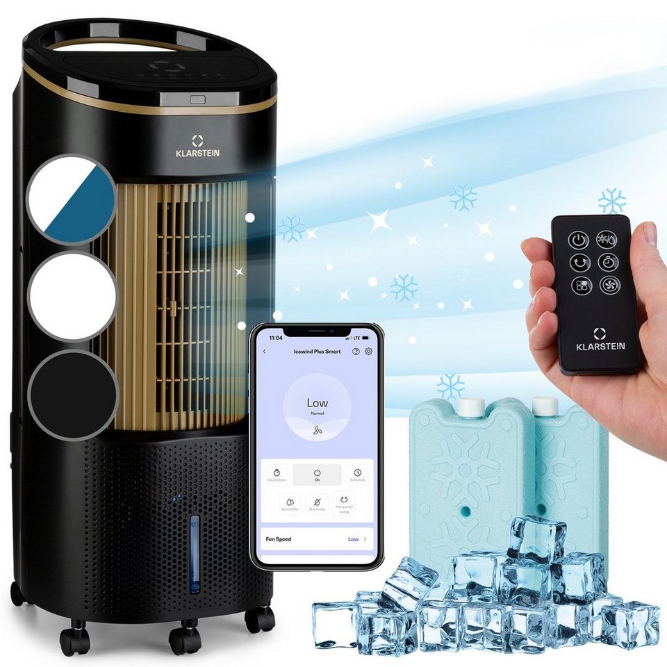 Klarstein Ventilatorkombigerät Icewind Plus Smart 4 In 1 Luftkühler