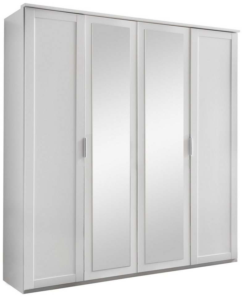 Stylefy Drehtürenschrank Clara Kleiderschrank Mehrzweckschrank