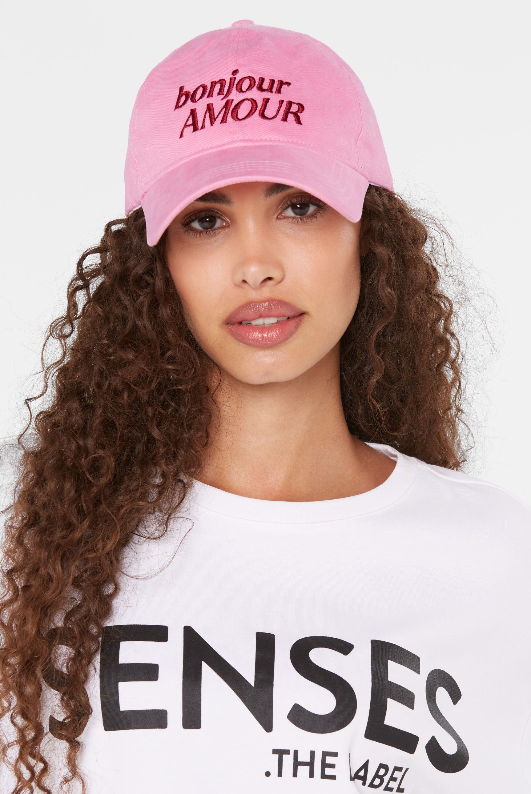 SENSES.THE LABEL Baseball Cap mit verstärktem Schirm, Metall-Schnalle ...