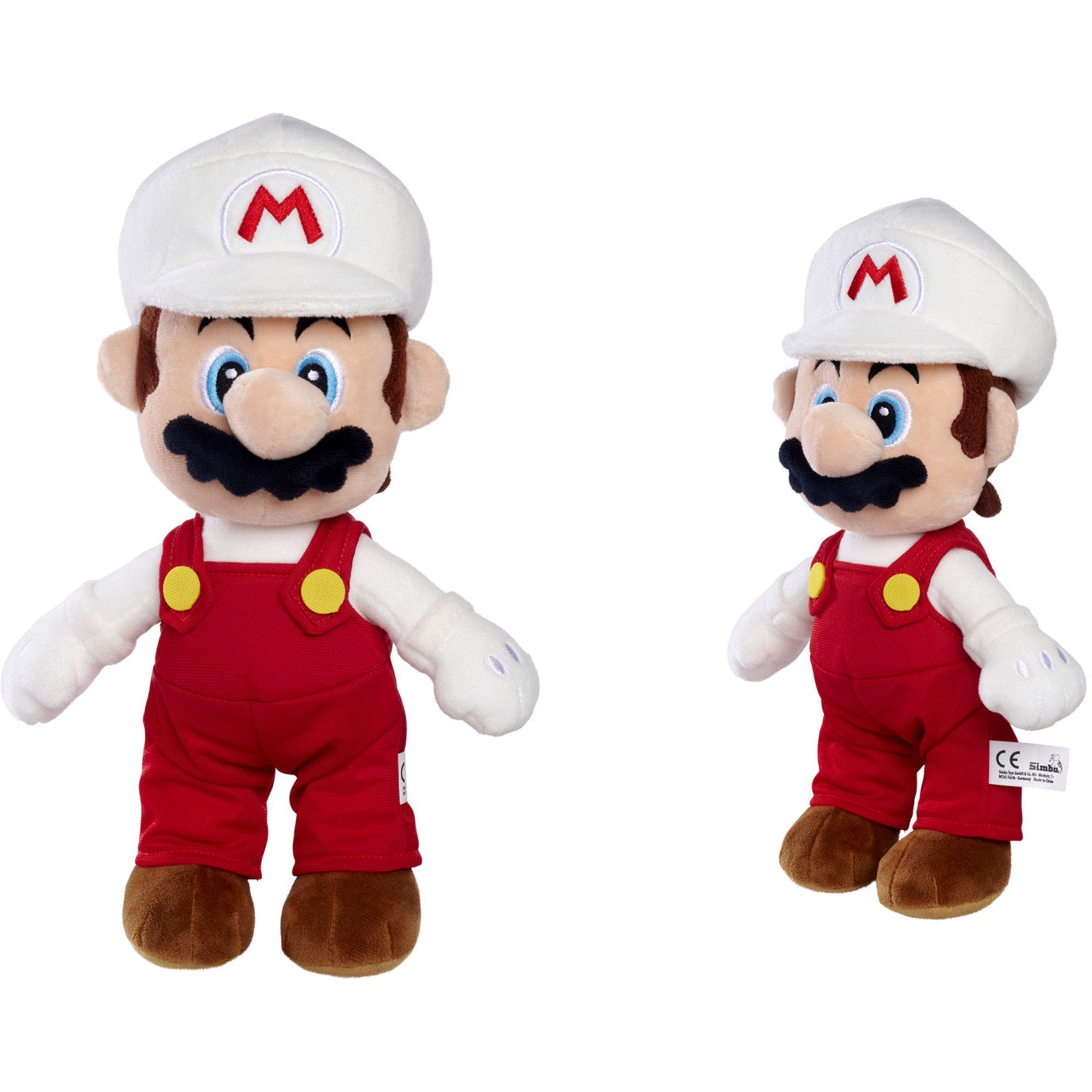 SIMBA Plüschfigur Nintento, Super Mario, Feuer Mario Plüsch, 30 cm ...