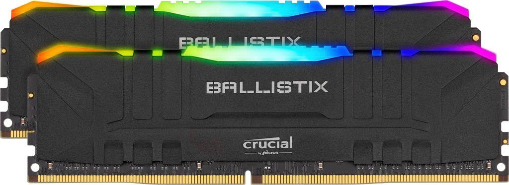 Crucial Ballistix RGB 16GB Kit (2 x 8GB) DDR4-3200 Desktop Gaming RAM ...