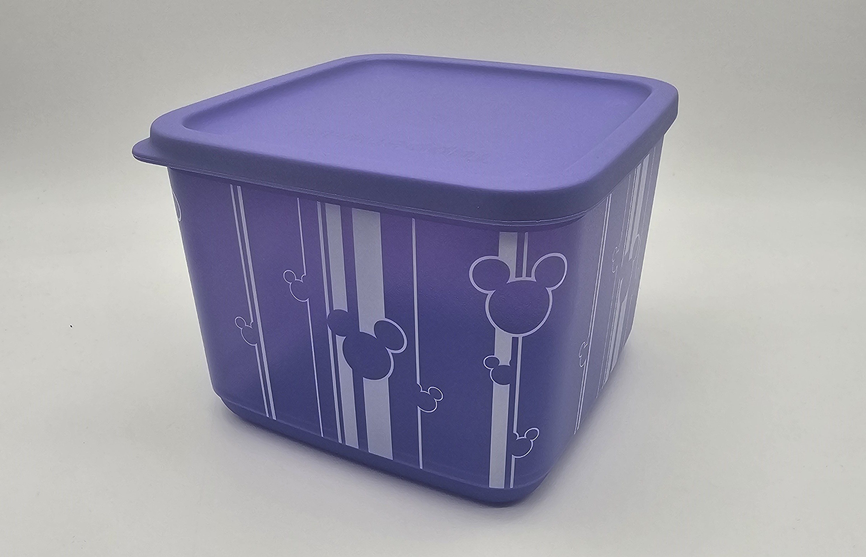 TUPPERWARE Vorratsdose Tupperware Cubix Dose Mickey Mouse lila 1L