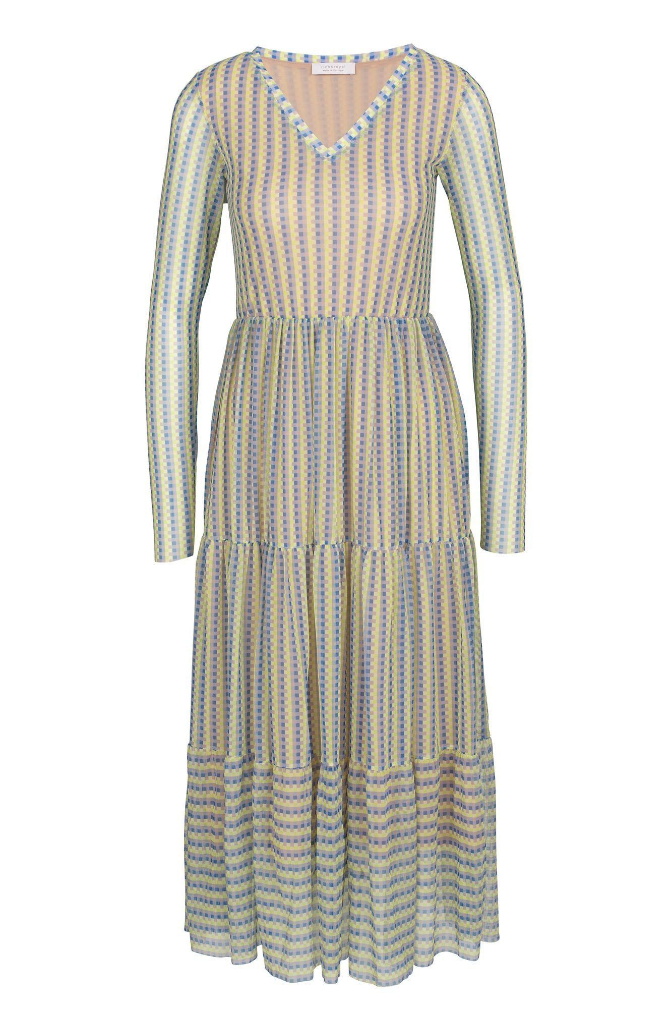 Rich & Royal Maxikleid Dress printed, Originale Farbbezeichnung: Original