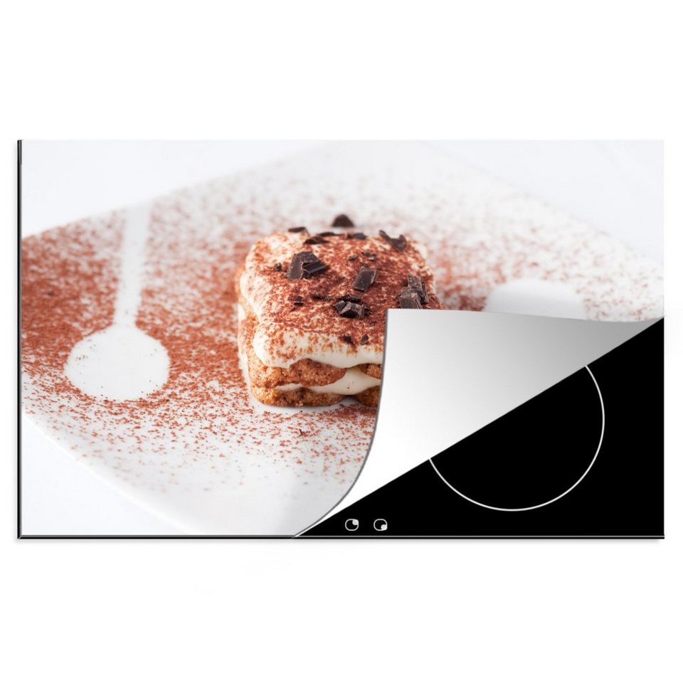 Muchowow Herdblende Abdeckplatte Eine Seitenansicht Einer Tiramisu