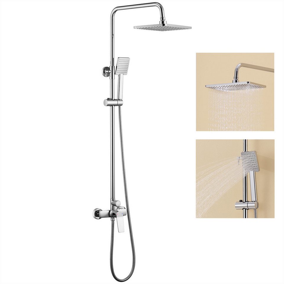 Auralum Max Brausegarnitur Brausegarnitur Duschsystem Höhe 120 Cm