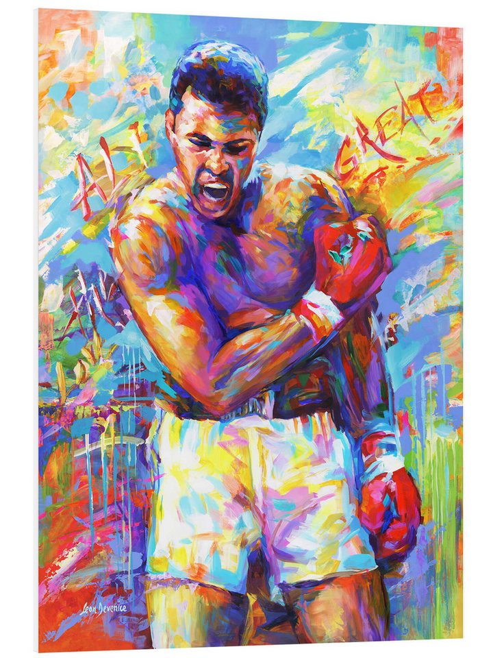 Posterlounge Forex Bild Leon Devenice Muhammad Ali Illustration