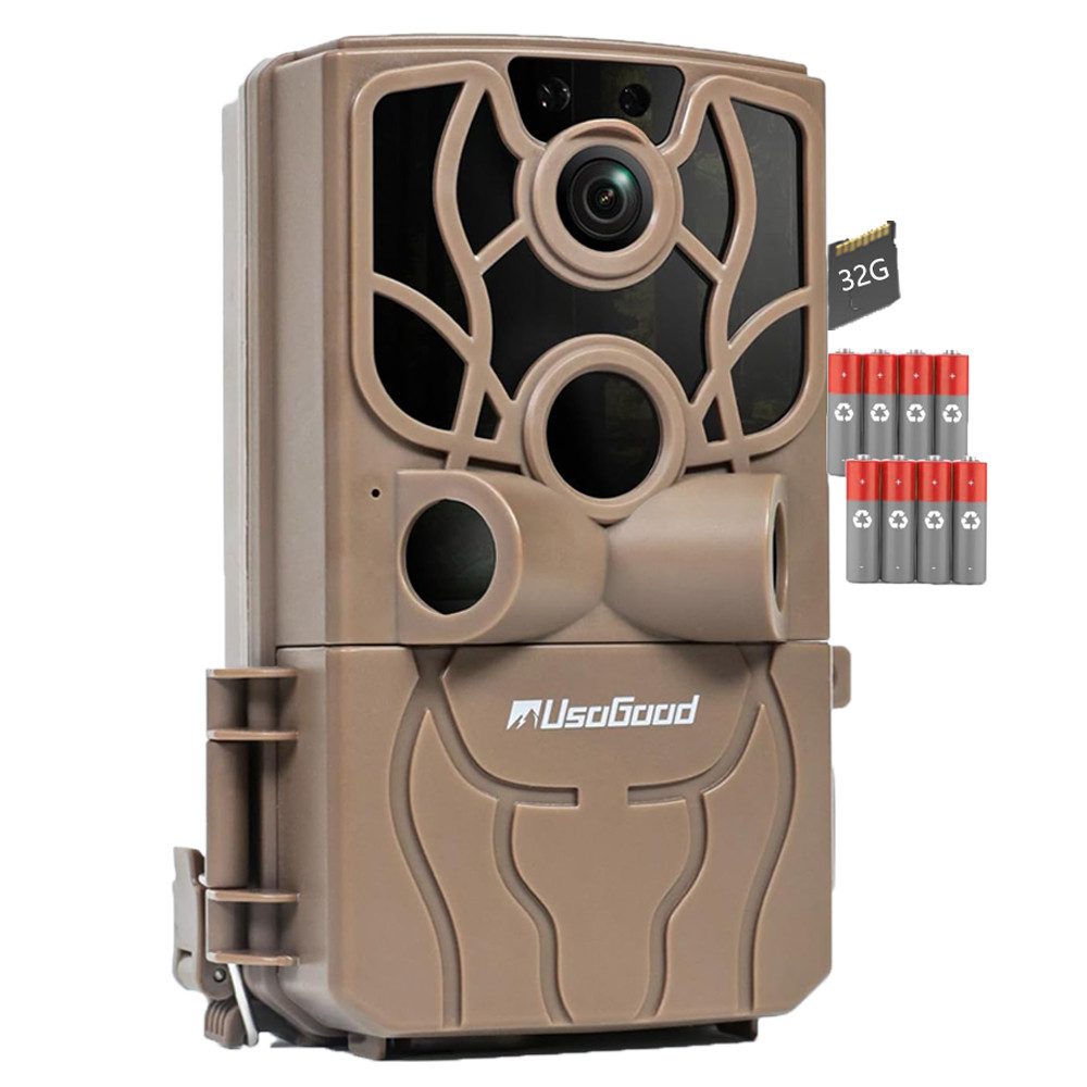 Usogood Wildkamera 4k Video Wildtierkamera 48mp Wlan Wildkamera Mit