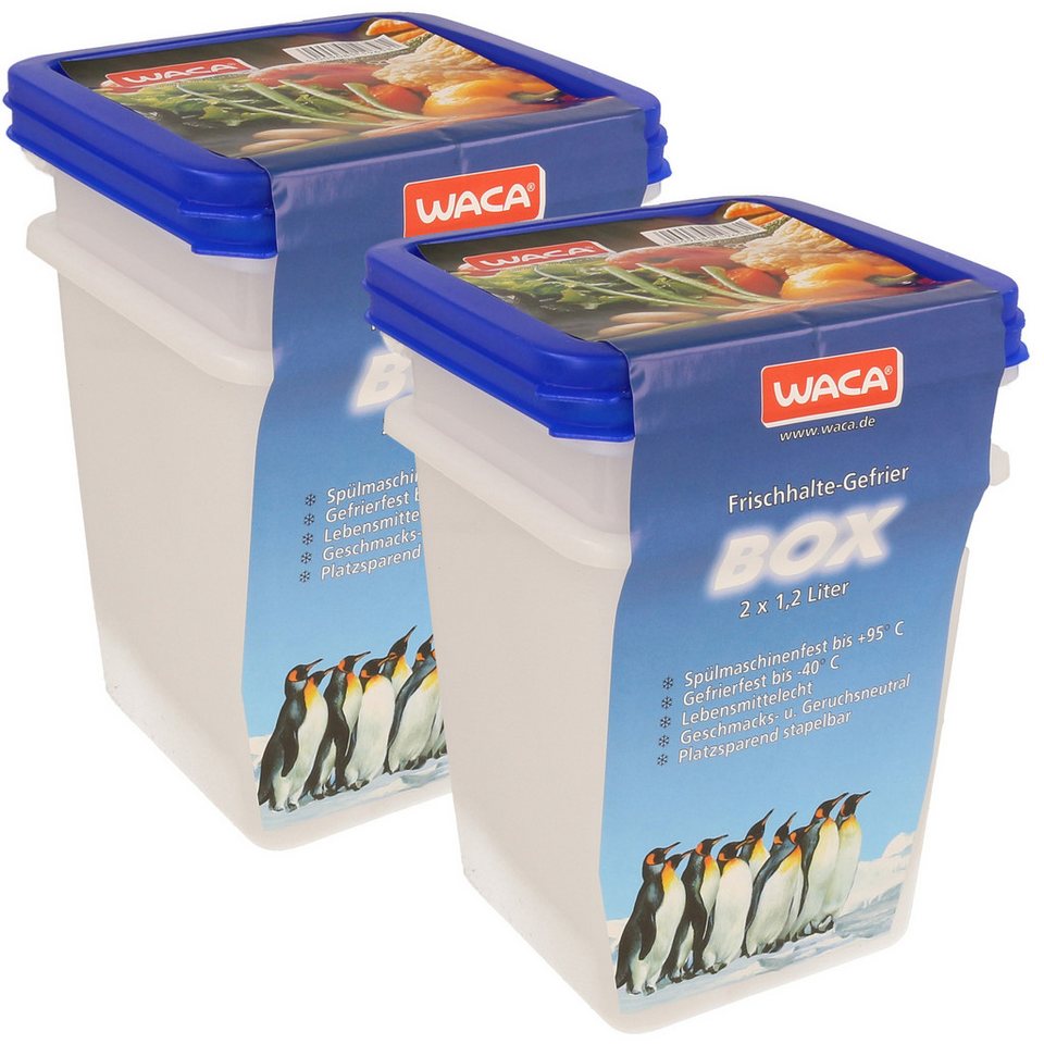 Waca Vorratsdose Gefrierdosen Set Mit Deckel 12l Spar Set 4 Tlg