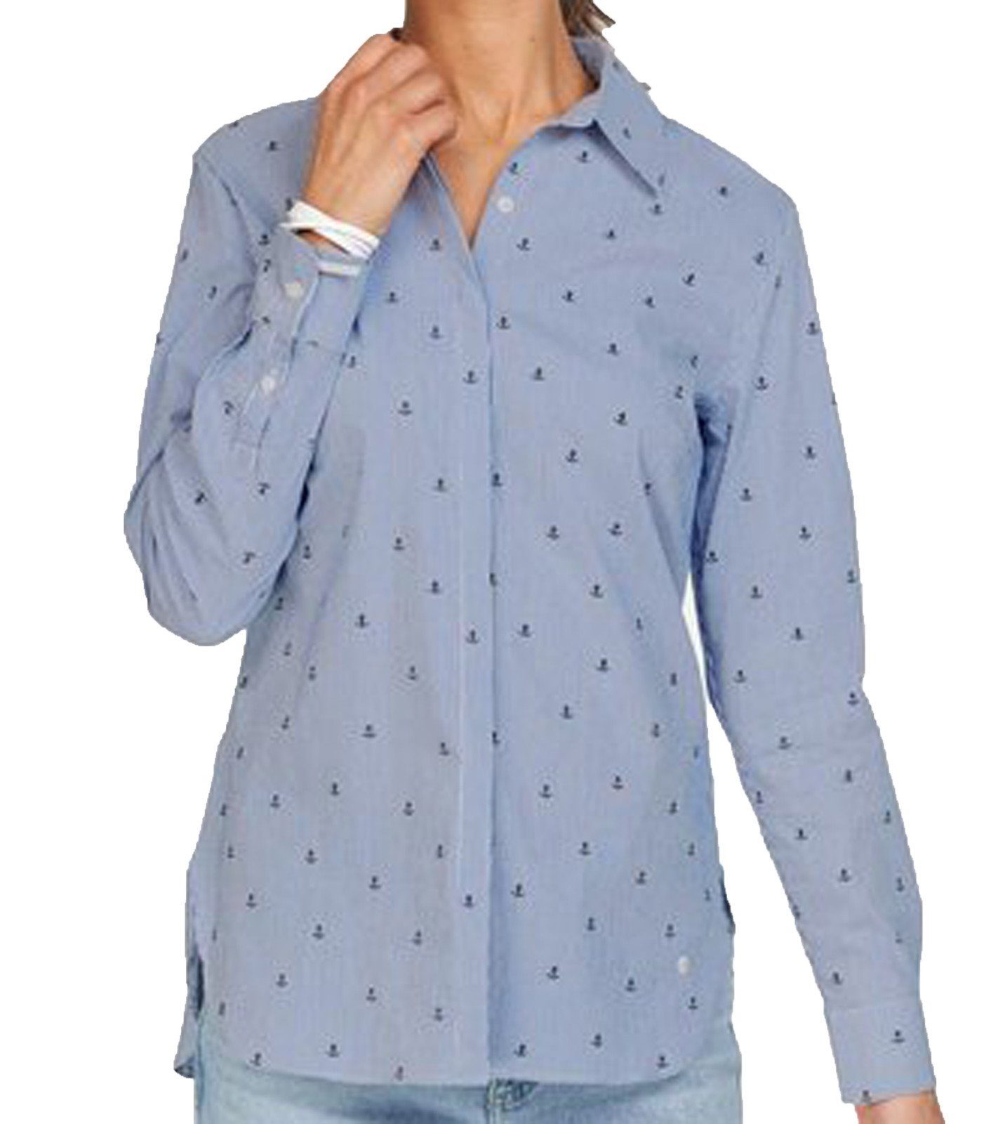 Olsen Hemdbluse Olsen Streifen Bluse Klassische Damen Hemd Bluse Mit