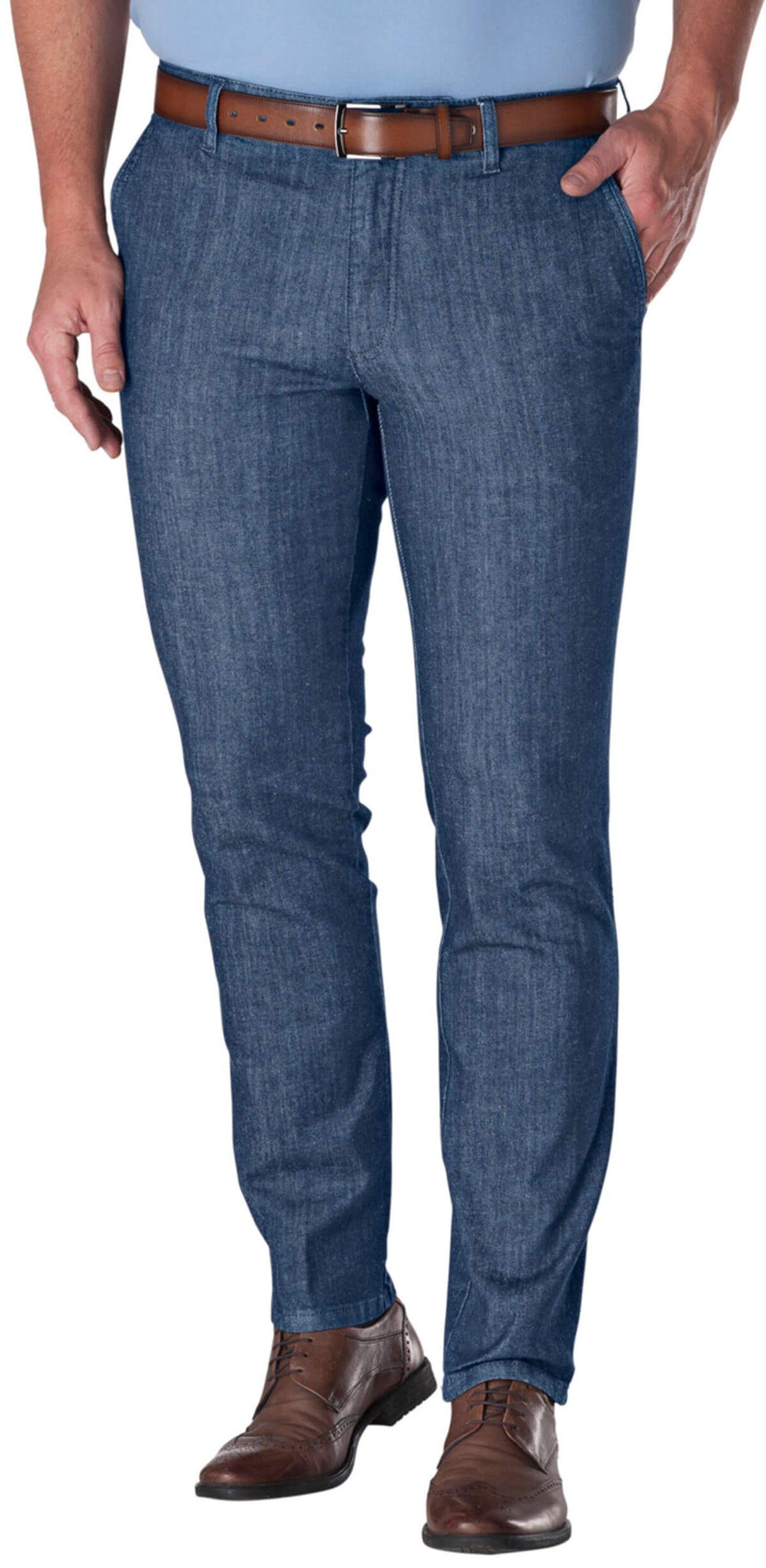 m.e.n.s Regular-fit-Jeans M.E.N.S. Jeans XTEND Jeansblau Madison XTEND
