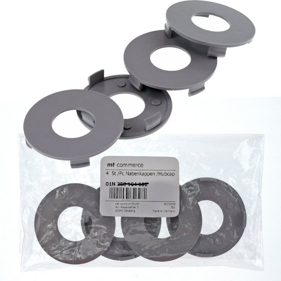 RKC Radkappe 4X 59,2mm Nabenkappen Radnaben Kappen Grau Flach für DBV ... RKC Radkappe 4X 59,2mm Nabenkappen Radnaben Kappen Grau Flach für DBV ...