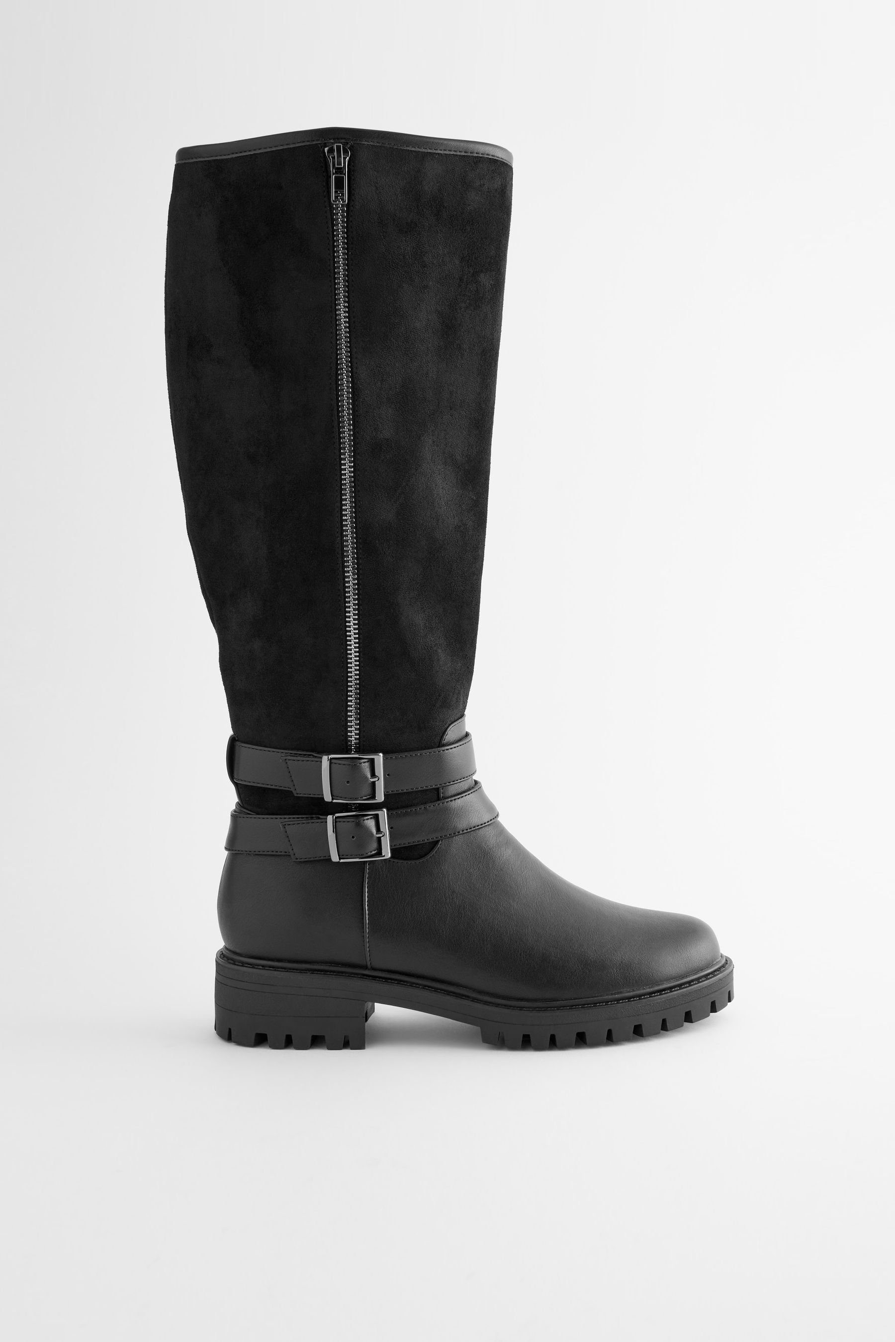 Next Forever Comfort® Kniehohe Stiefel Mit Schnalle Stiefel 1 Tlg