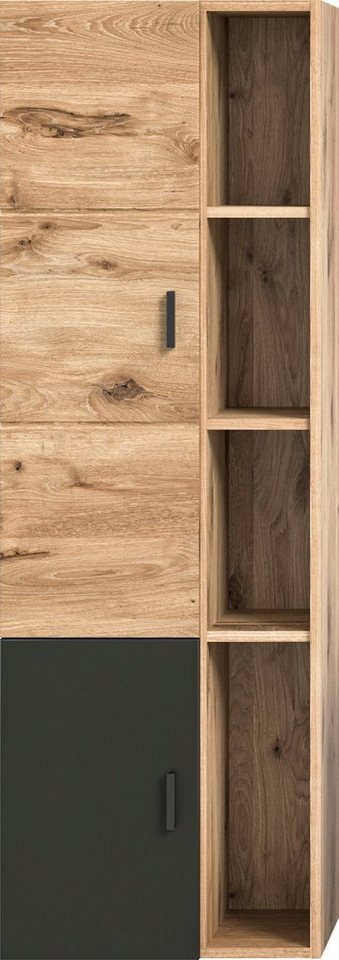 Welltime Hochschrank Dolo Breite 48 Cm 2 Türen 4 Offene Fächer 5