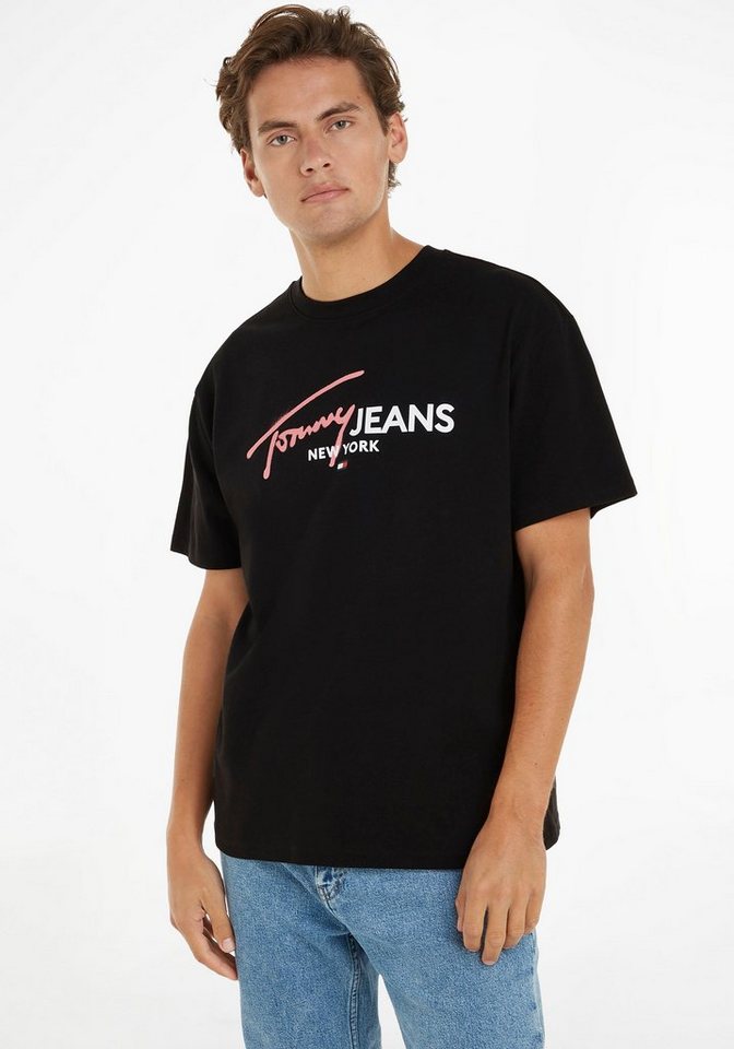 Tommy Jeans Plus T Shirt Tjm Reg Spray Pop Color Tee Ext Große Größen