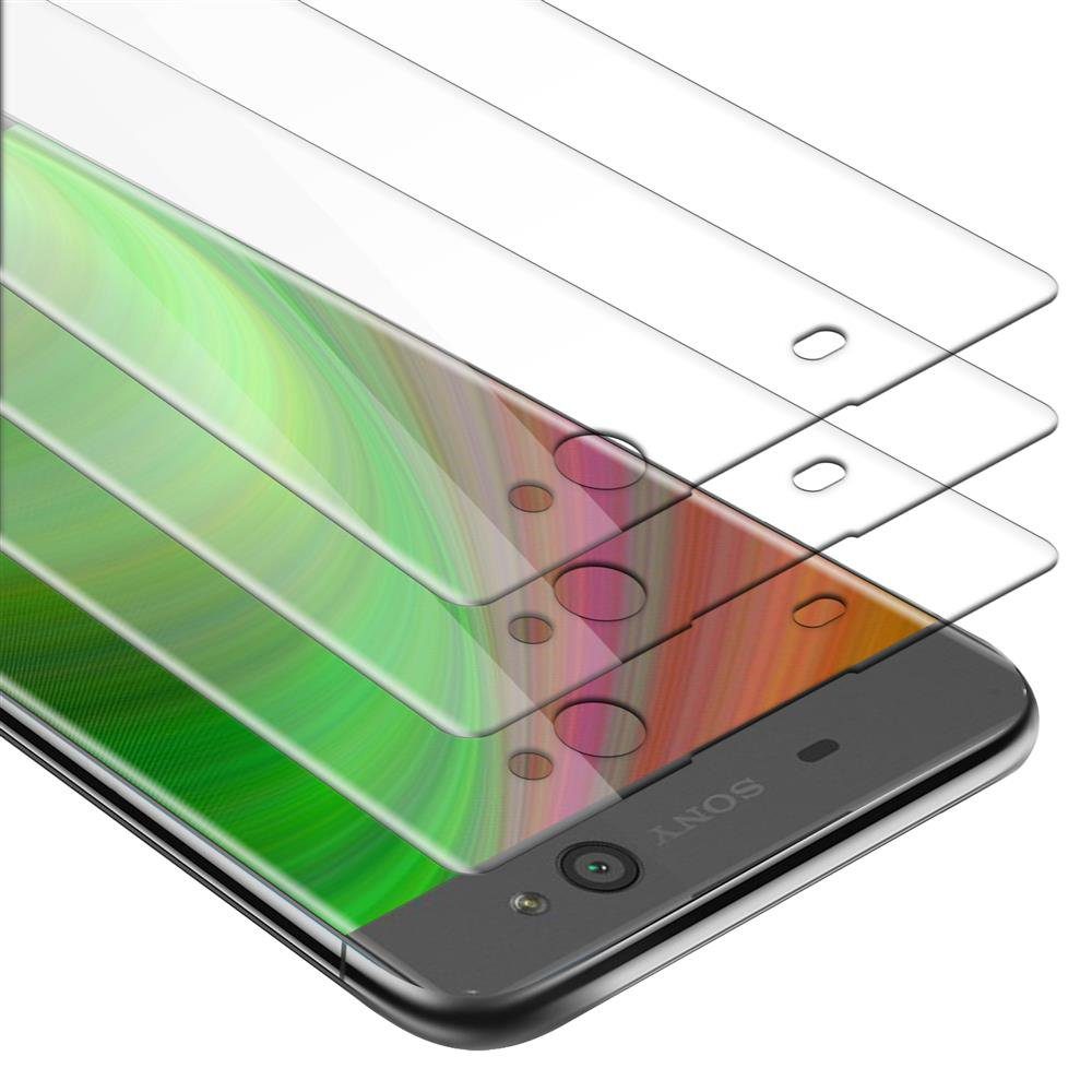 Cadorabo Schutzfolie 3er Pack Tempered Sony Xperia Xa 3 St 3x