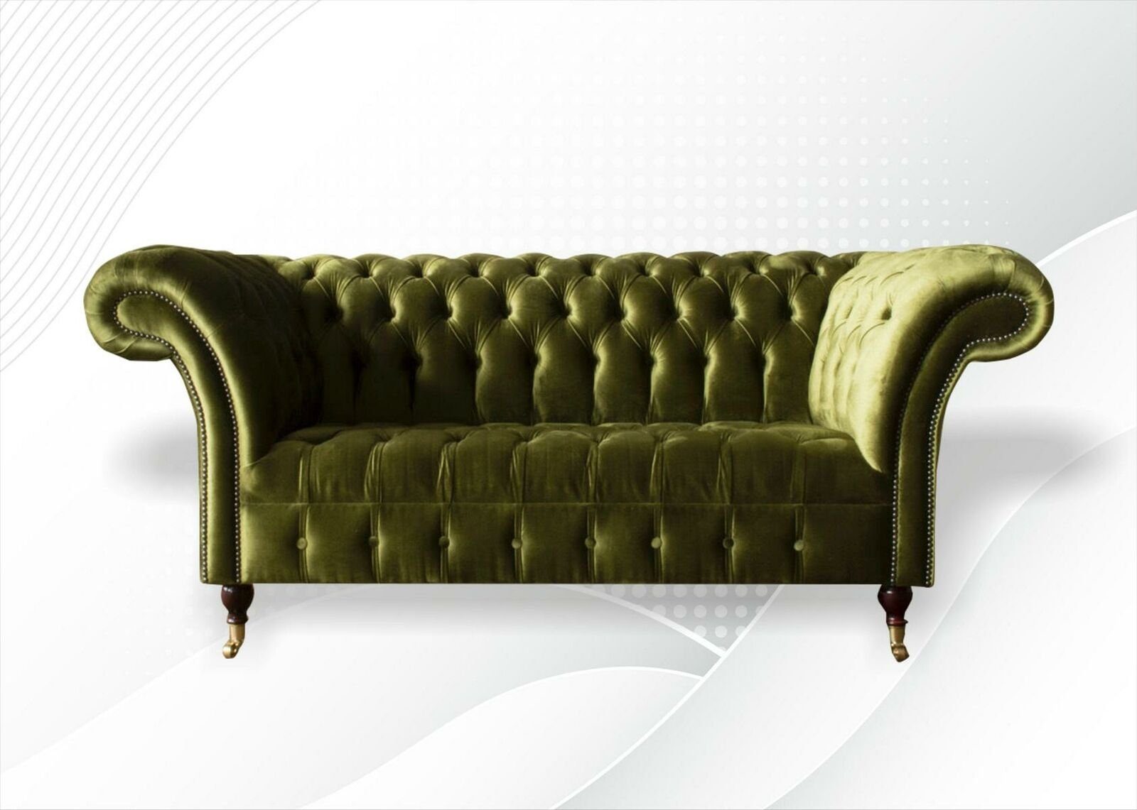 Jvmoebel Chesterfield Sofa Sofa Zweisitzer 2 Sitzer Klassische Polster