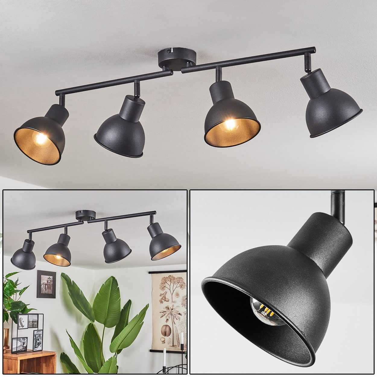 Hofstein Deckenleuchte Vallicelardi Moderne Deckenlampe Aus Metall In
