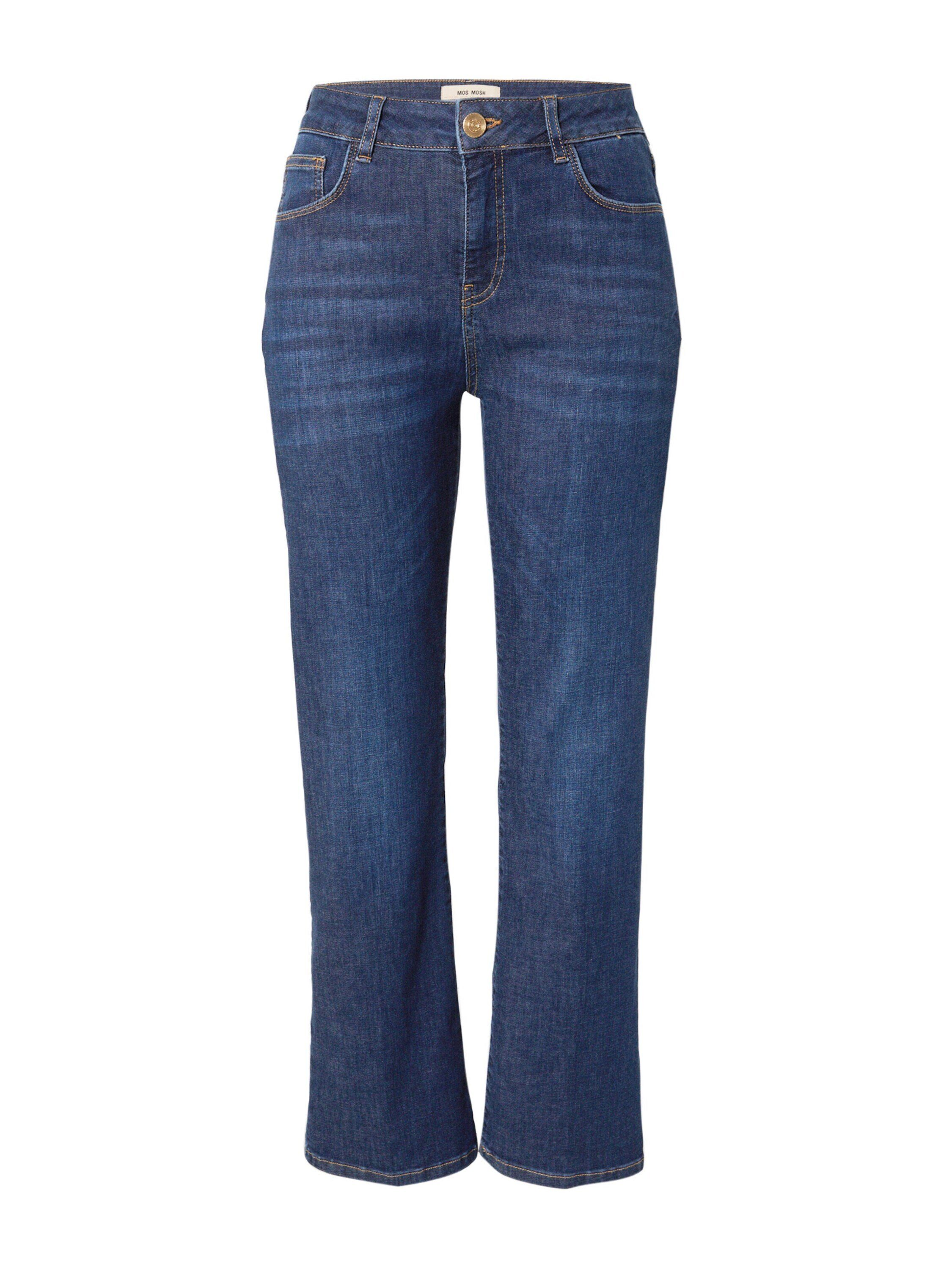 Mos Mosh 7/8-Jeans (1-tlg) Plain/ohne Details, Abgesteppter Saum/Kante