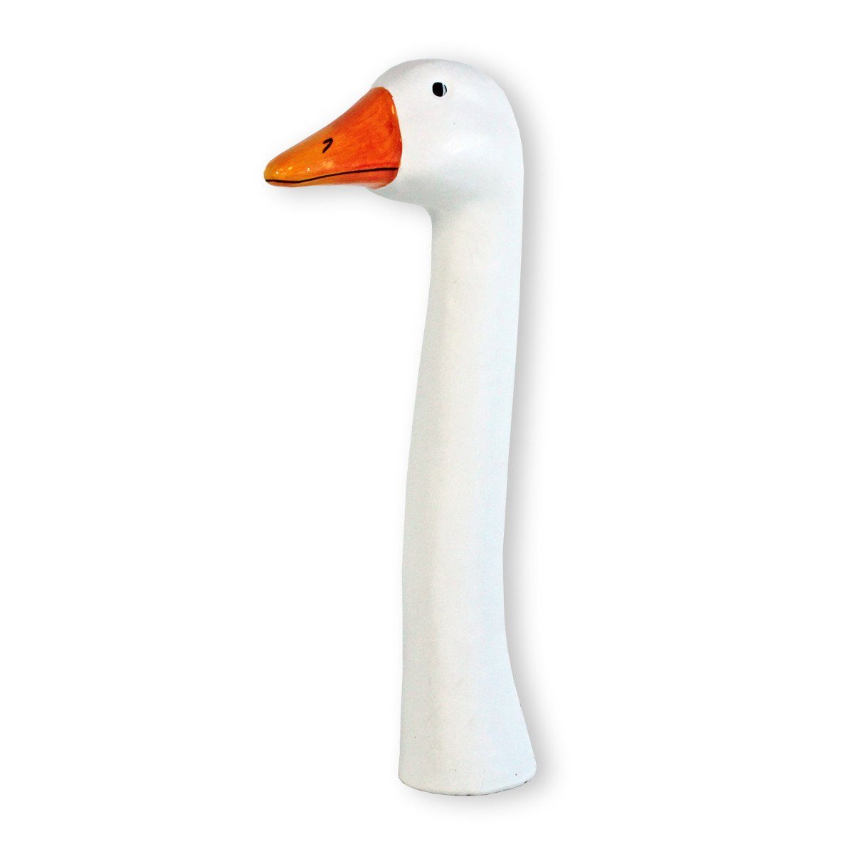 Colourliving Gartenfigur Gans Gänsekopf Gartenstecker Gänsehals Gänse