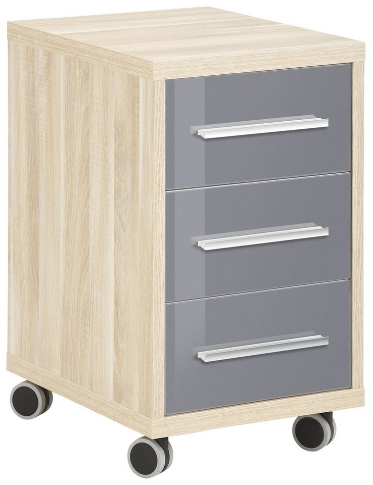 Möbelando Rollcontainer 1671 Aus Spanplatte Esg Sicherheitsglas In