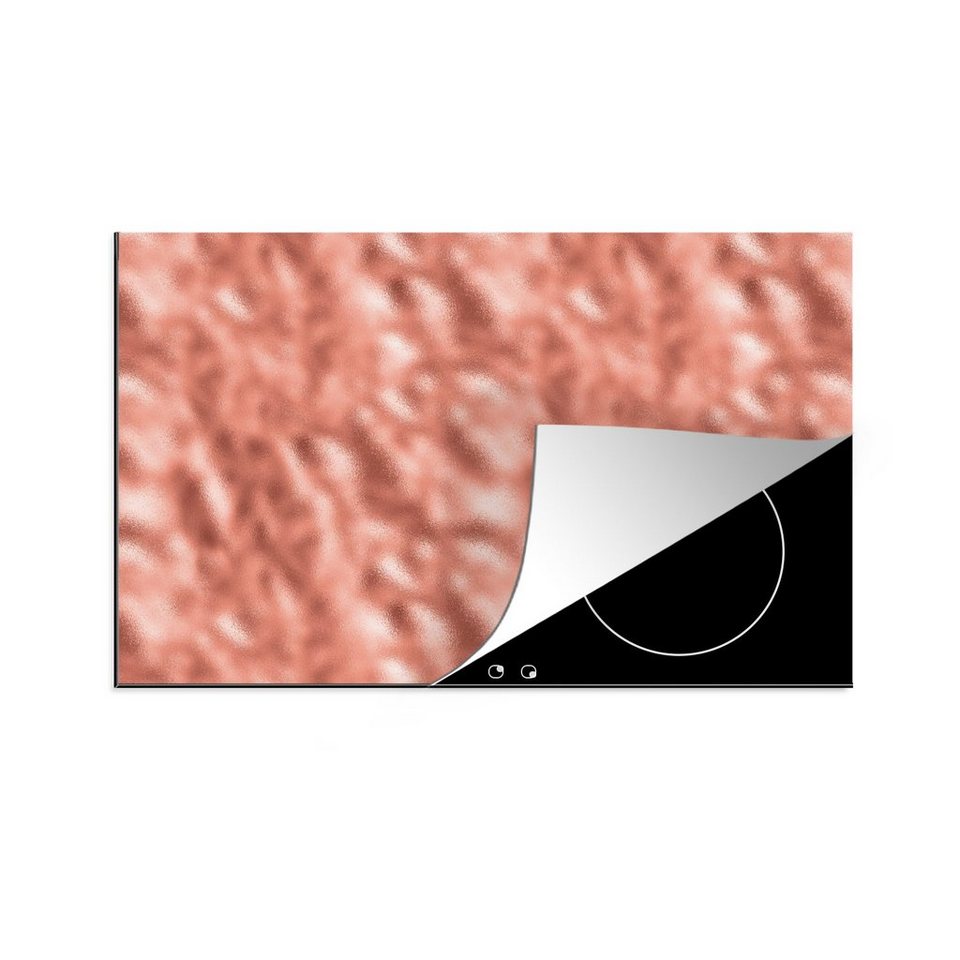 Muchowow Herdblende Abdeckplatte 76x515 Cm Rosa Marmor Textur