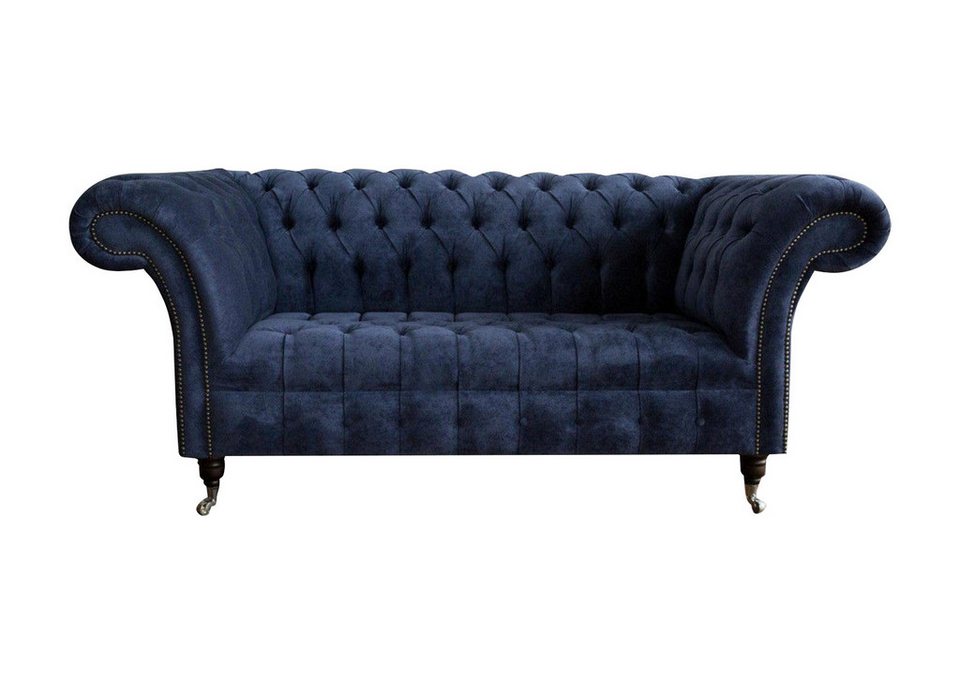 Jvmoebel Chesterfield Sofa Couch Zweisitzer Klassische Textilsofa