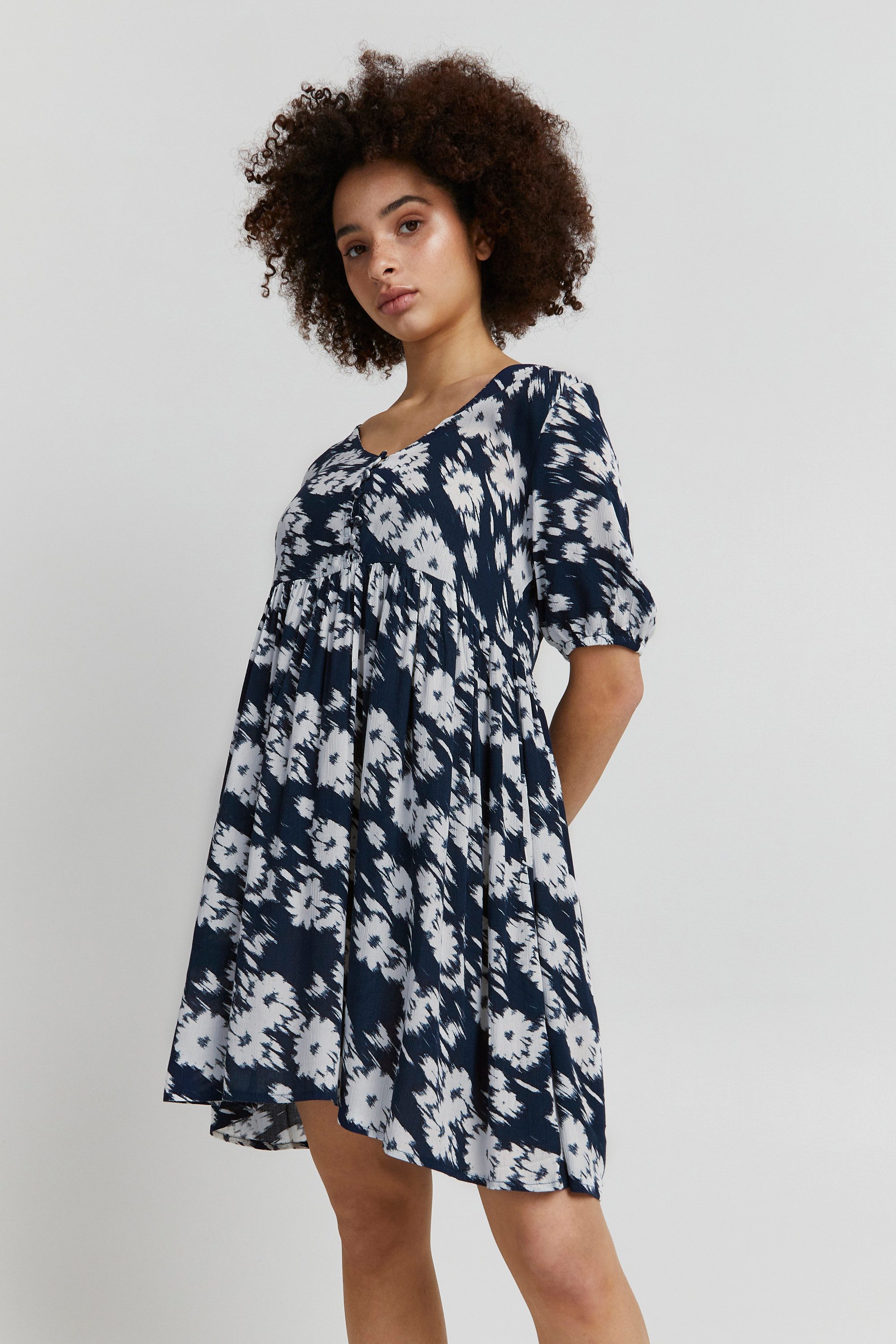 Ichi Blusenkleid Kleid IHMARRAKECH, Bequeme Passform