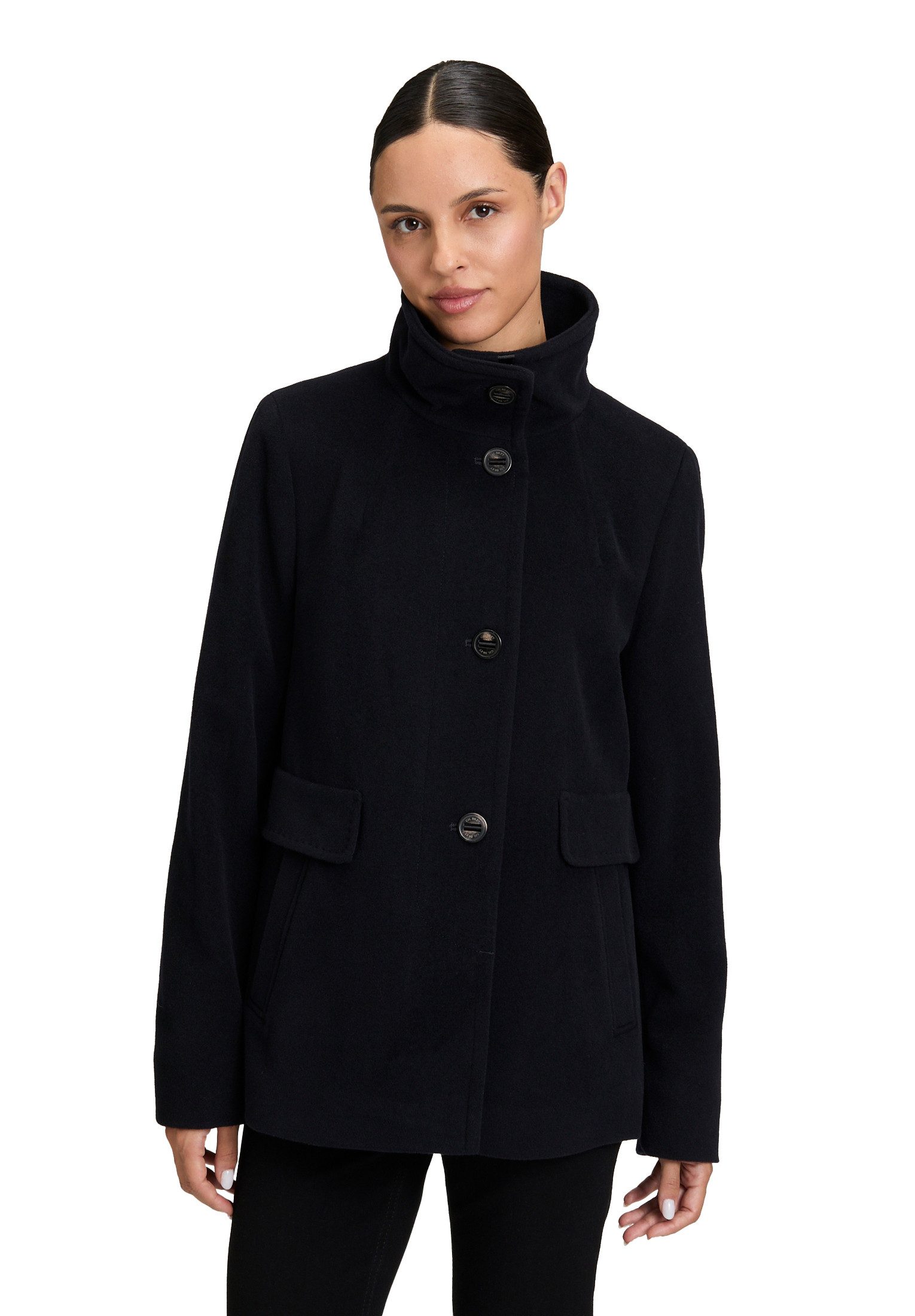 Gil Bret Winterjacke Gil Bret Damen Winterjacke mit Kragen, Stil: Sportlich