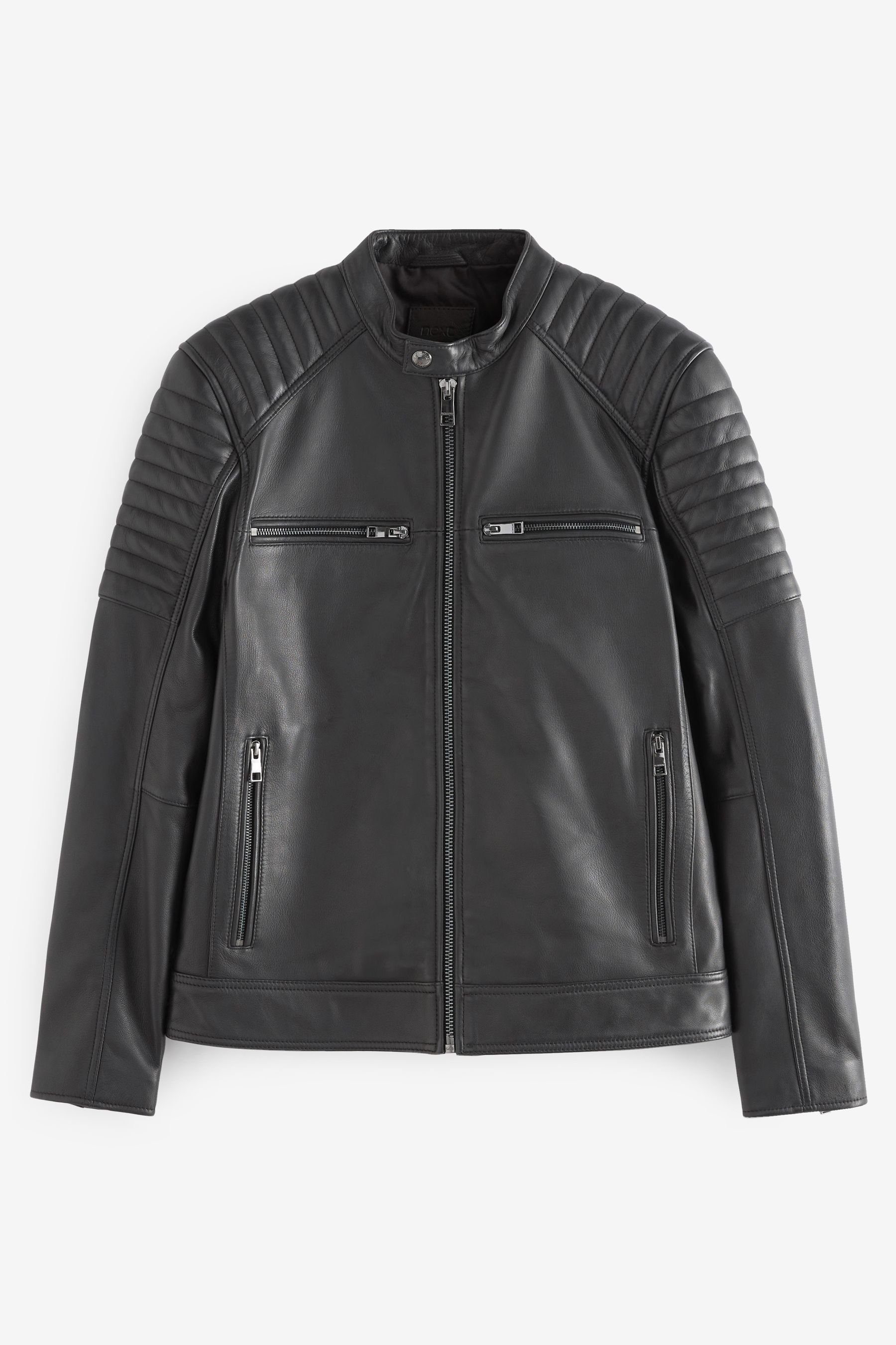 Next Lederjacke Signature Gesteppte Rennfahrerjacke Aus Leder 1 St