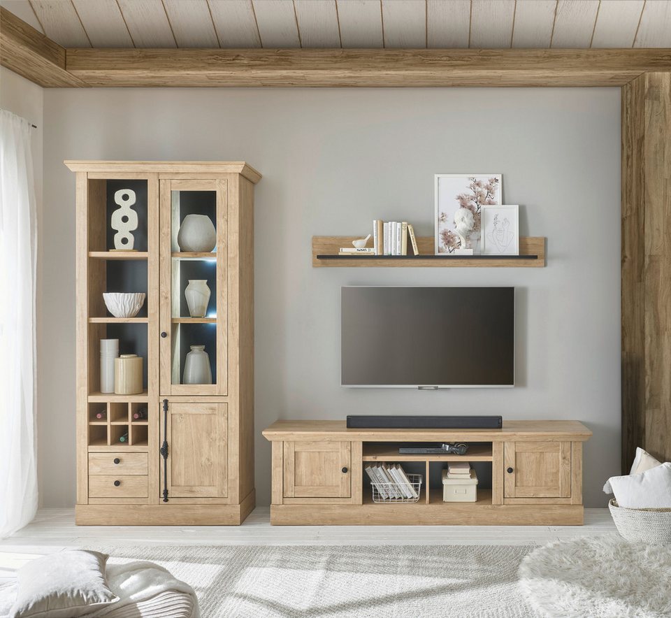 Home Affaire Wohnwand Cornwall Anbauwand Im Landhausstil Wohnzimmer