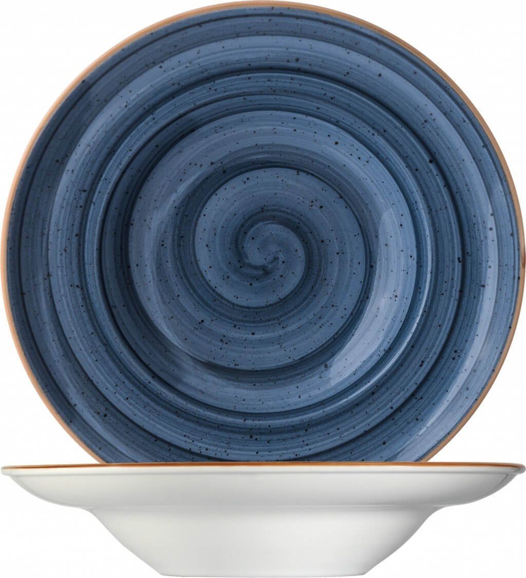 Bonna Pastateller Aura Dusk Gourmet Rund 27cm 45cl Blau Suppenteller