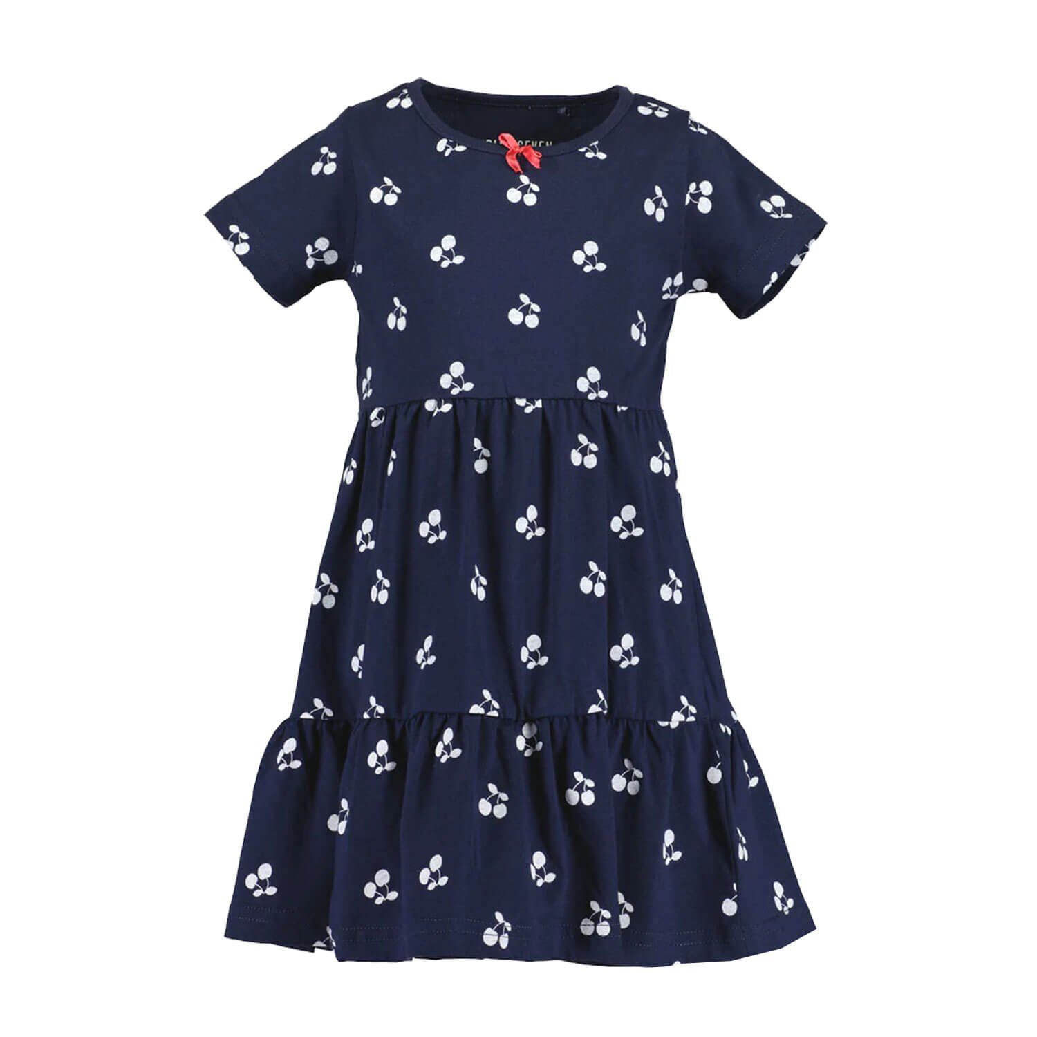 Blue Seven Shirtkleid Kinder Sommerkleid Kurzarm Mit Allover Print