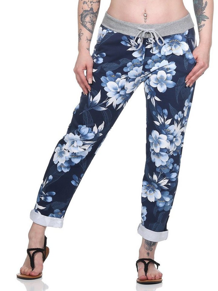 Aurela Damenmode Jogginghose Sommerhose Leichte Schlupfhose Damen
