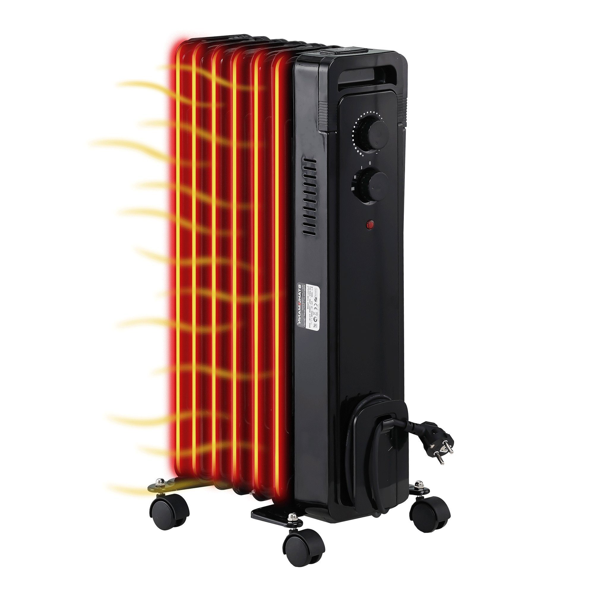Stahlmann Heizgerät STAHLMANN Ölradiator ZR17 1500 Watt, Elektroheizung ...